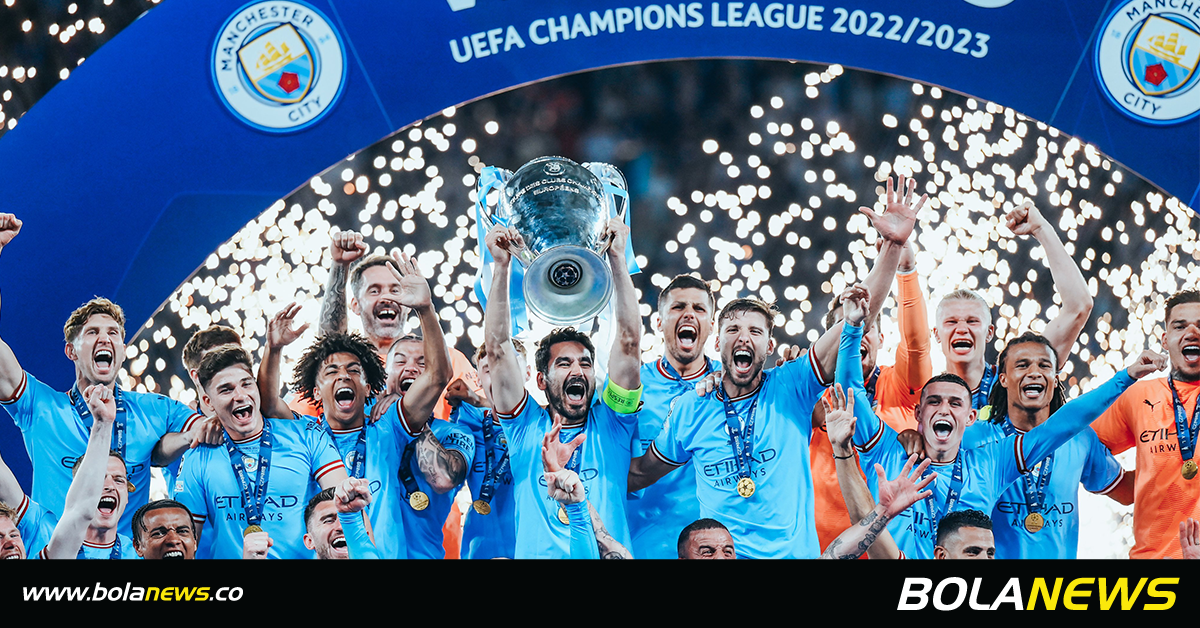Man City win first-ever Champions League title and treble - Bolanews