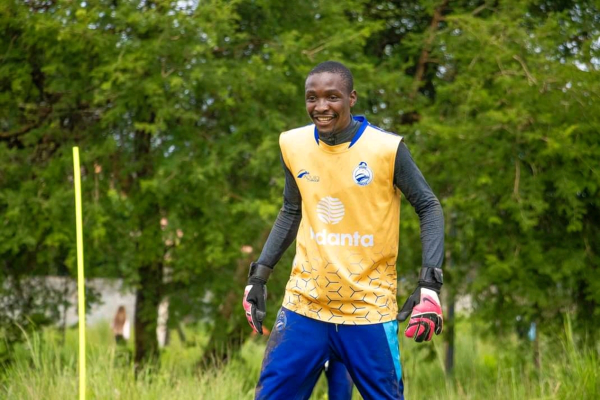 Aquila Stars goalie reacts after impressing in team's victory over ...